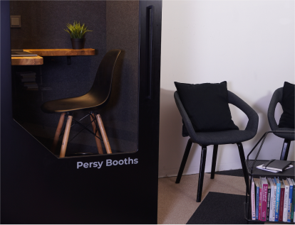 Soundproof Office Phone Booths by Persy Booths