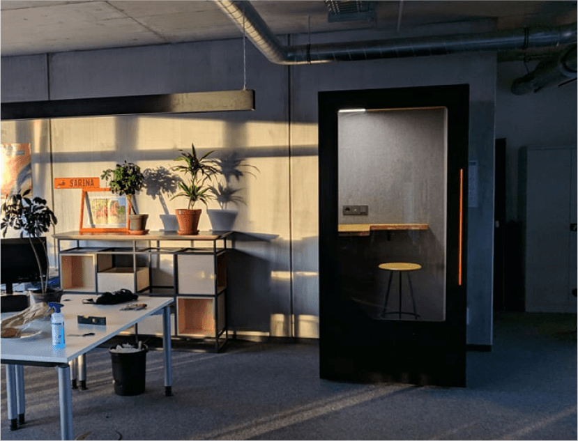 Soundproof Office Phone Booths by Persy Booths