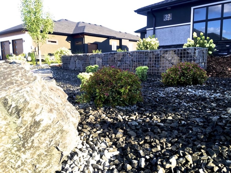Winnipeg Landscaping Black Granite