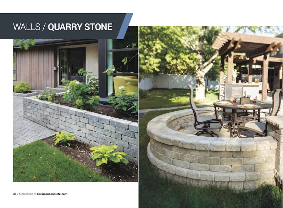 Winnipeg Landscaping Quarry Stone Wall