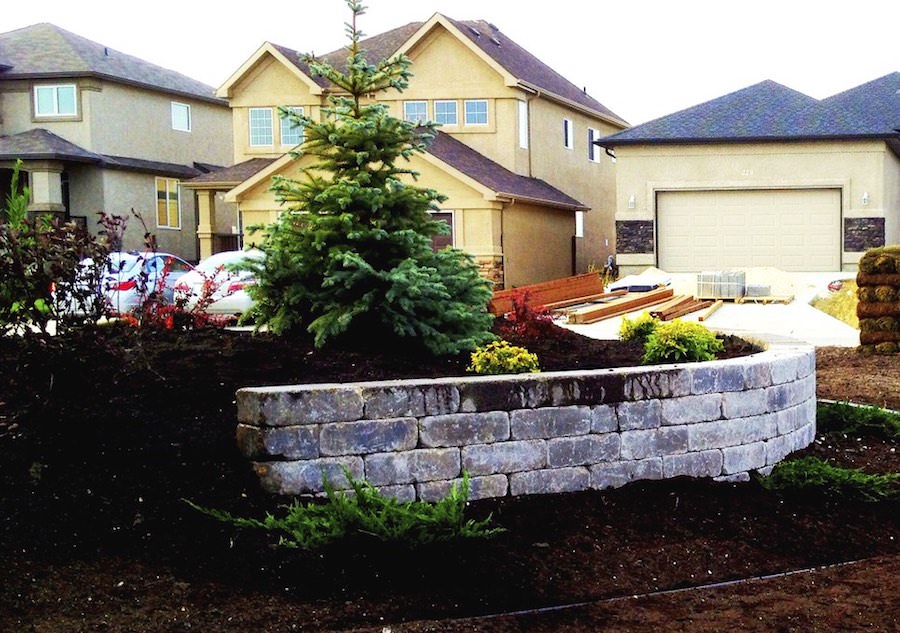 Winnipeg Landscaping Quarry Stone Wall