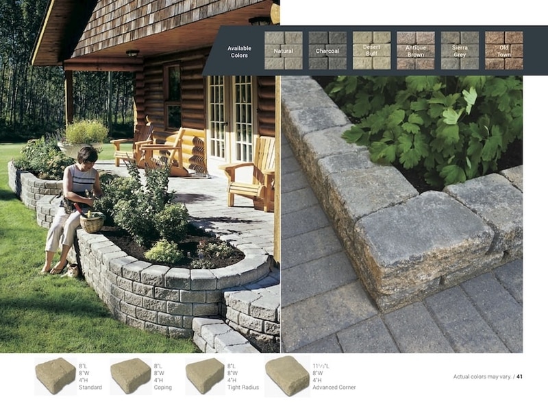 Winnipeg Landscaping Roman Stack Wall