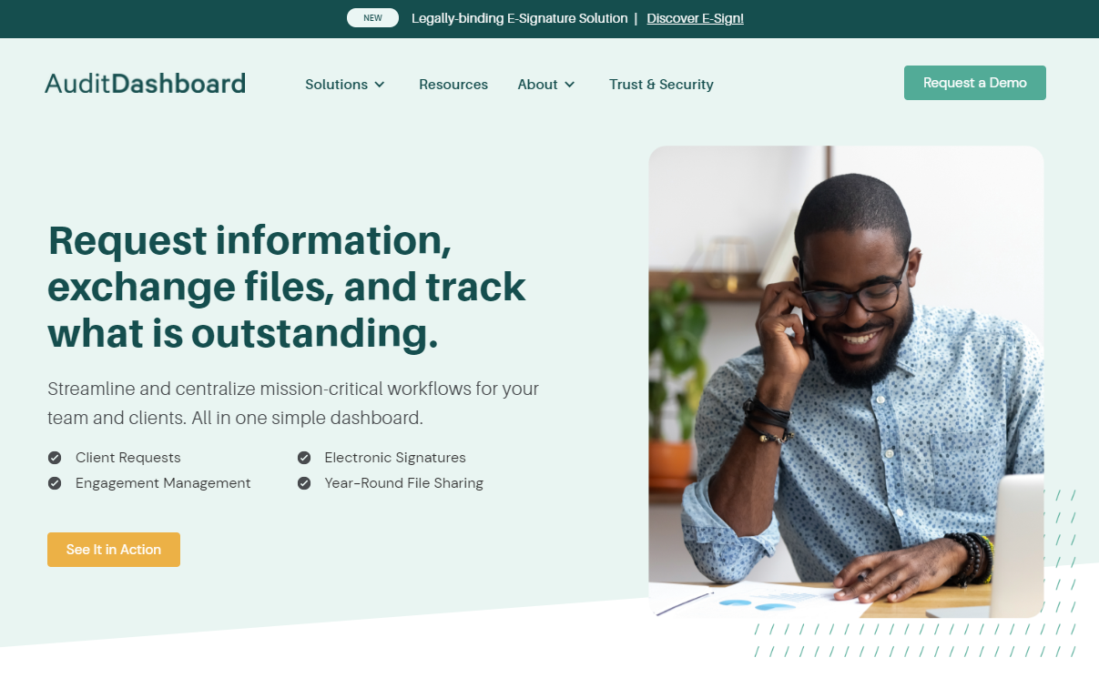 AuditDashboard PBC Provided by Client Request List