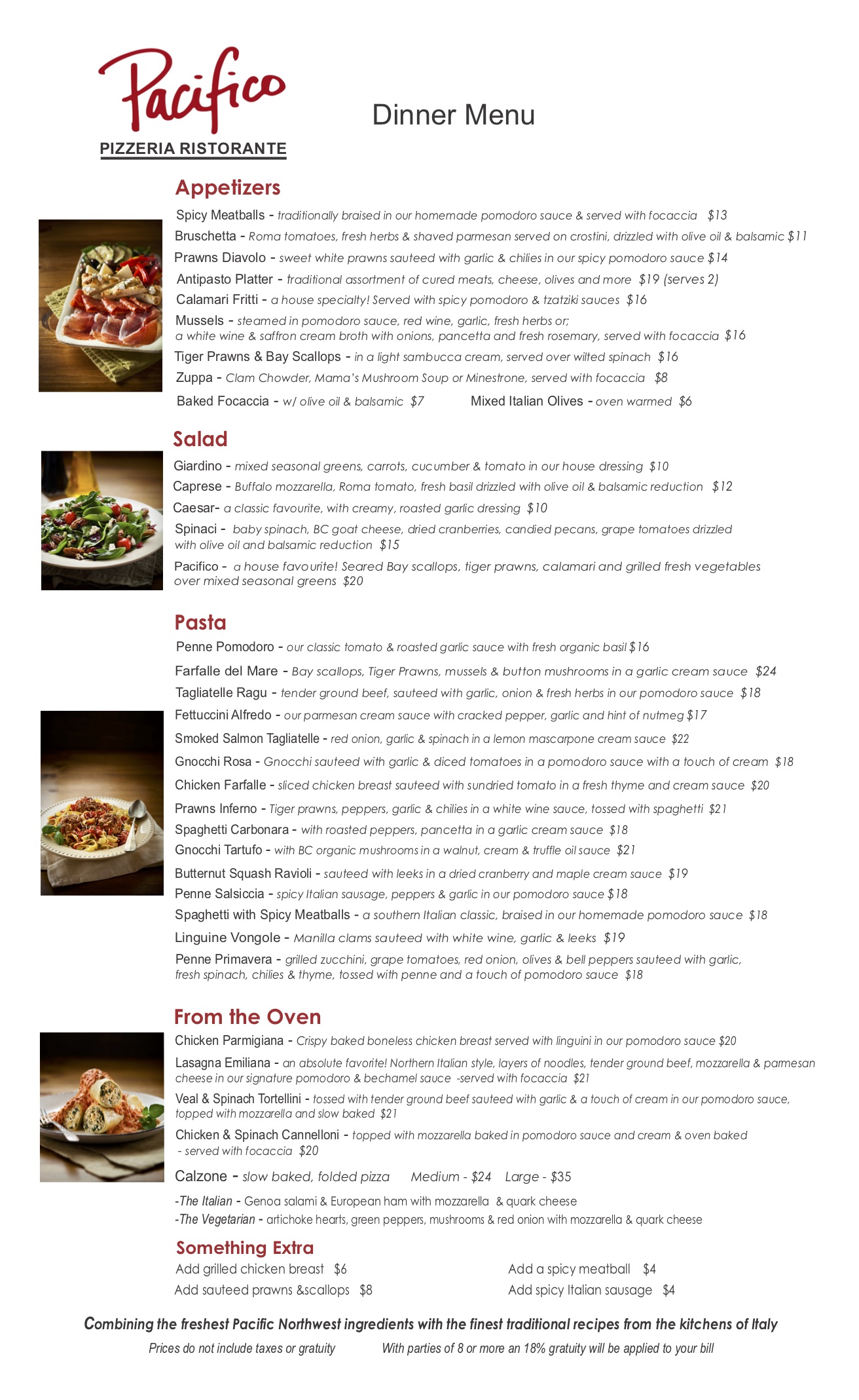 Pacifico Pizzeria & Ristorante