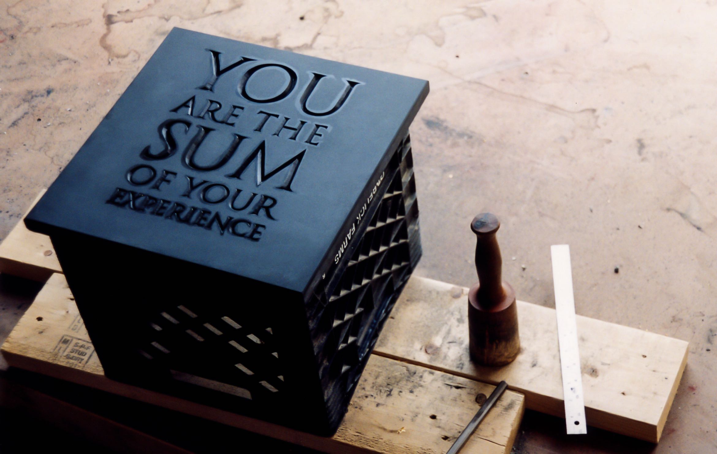 Stone Letter Carving