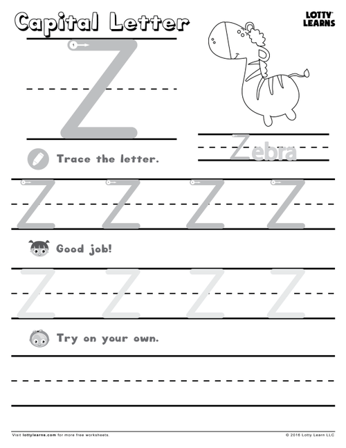 Capital Letter Z | Lotty Learns