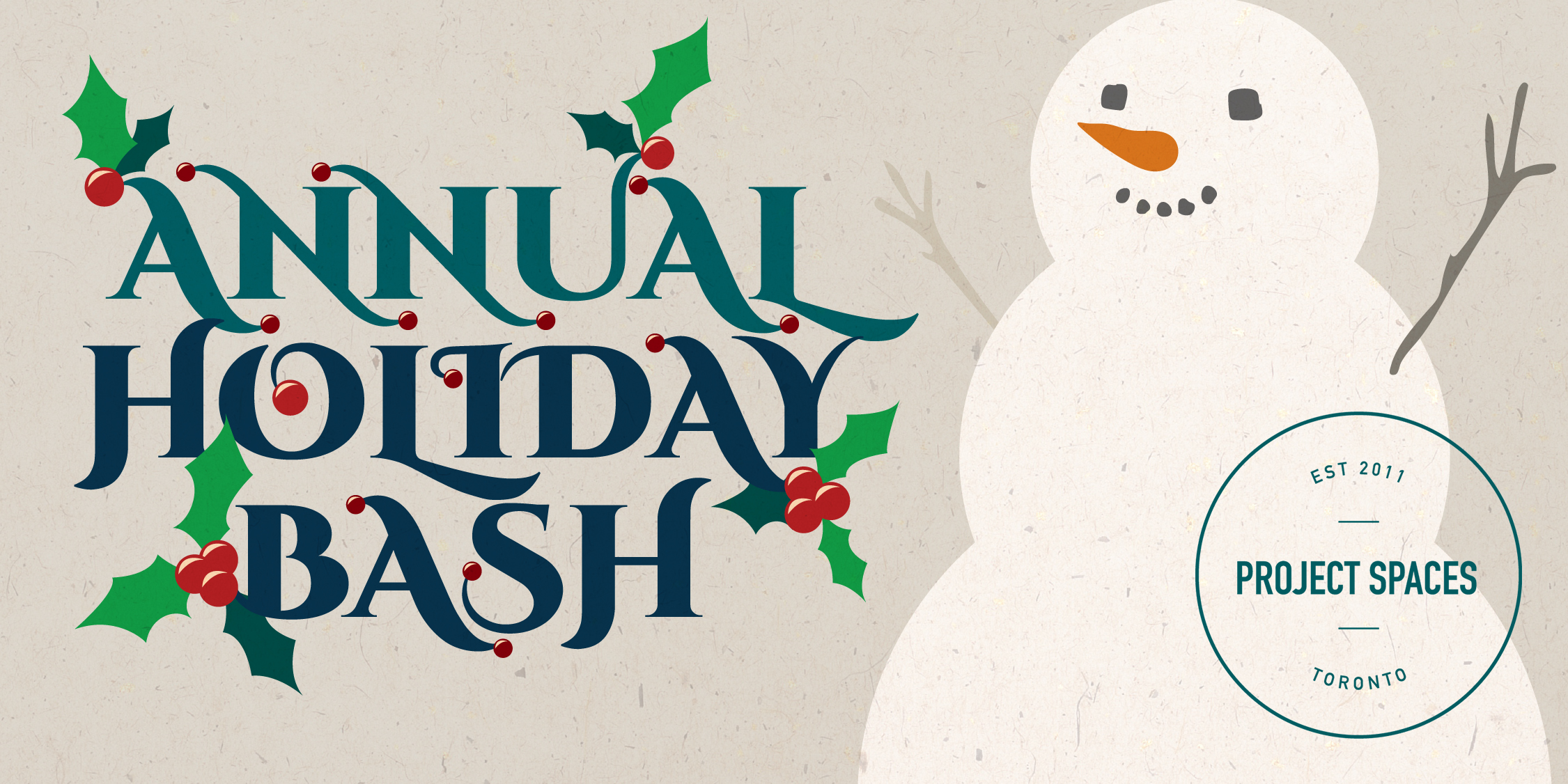 Annual Holiday Bash | December 15, 2017