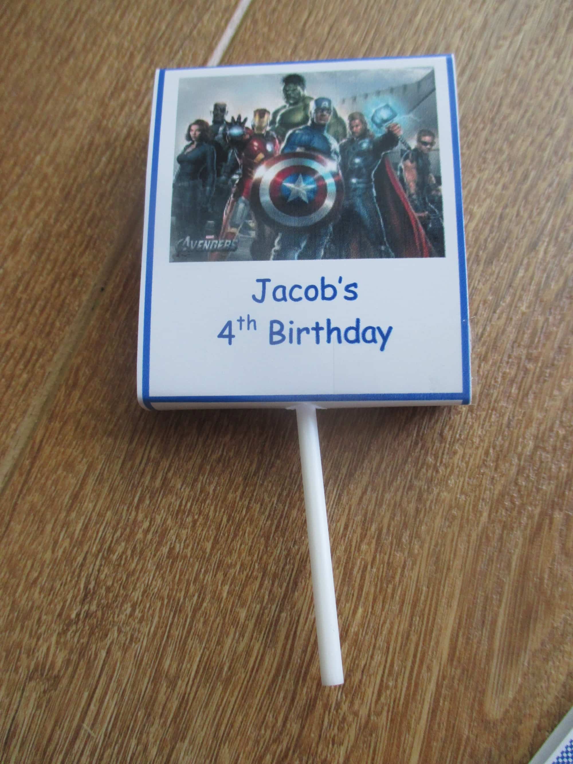 Personalised Lollipop Wrappers