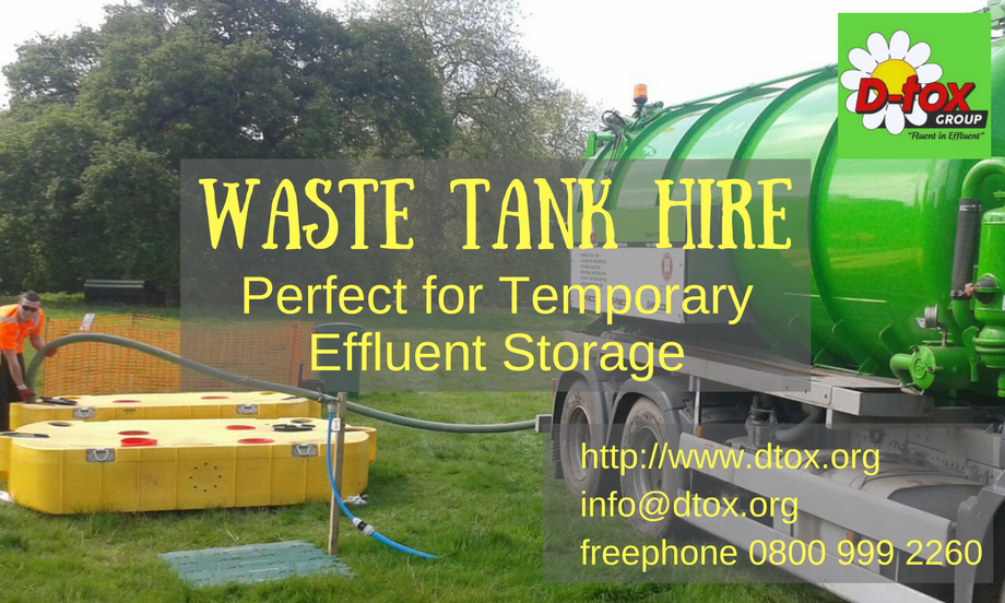 Liquid Waste Tank Hire Midlands | D-tox Liquid Waste Tank Hire Midlands | D-tox