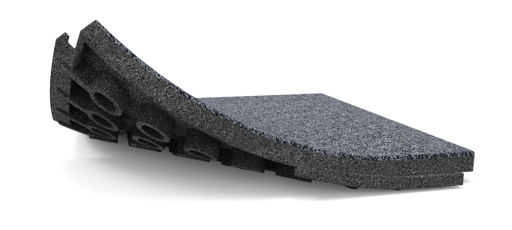 SofSURFACES duraSTRONG Rubber Rooftop Tile