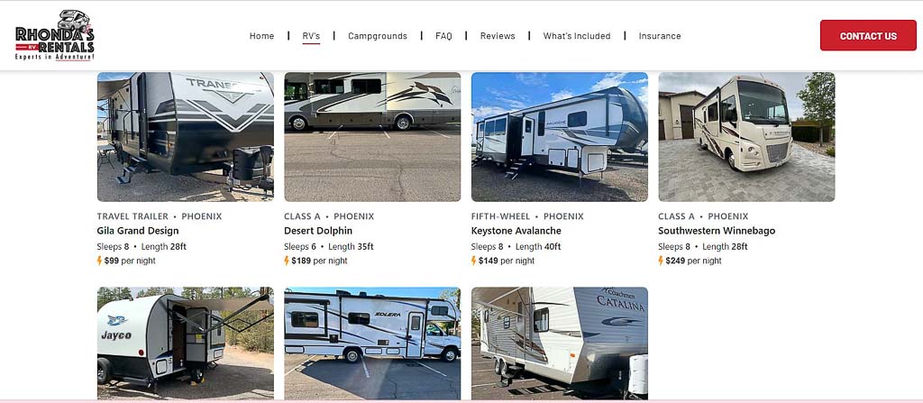 10 Best Campervan & RV Rentals in Phoenix (Arizona)