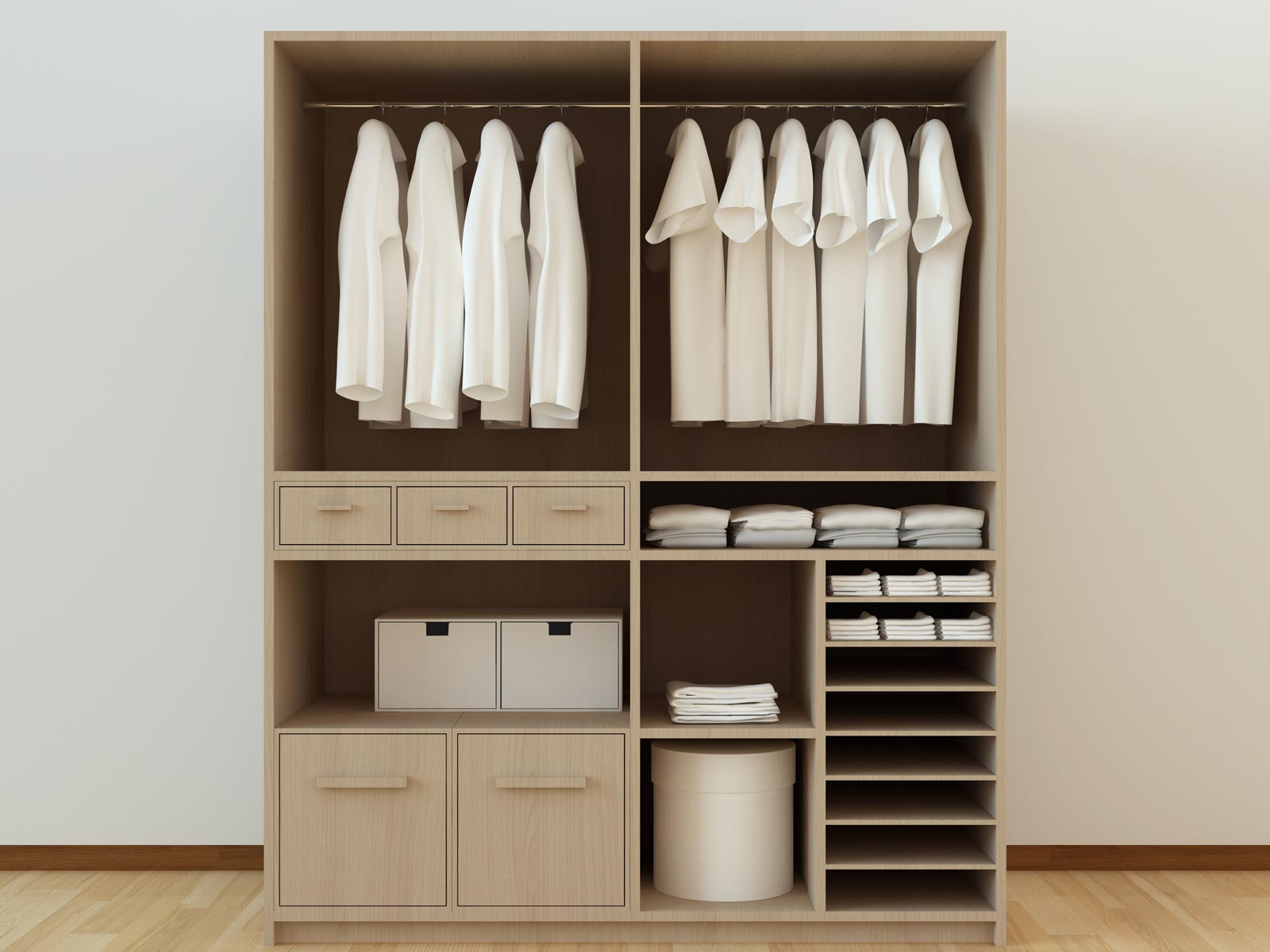 Meuble sur mesure pour la chambre, dressing sur mesure - DessineTonMeuble