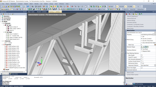 RBE2 в сравнении с RBE3 в FEMAP with NX Nastran