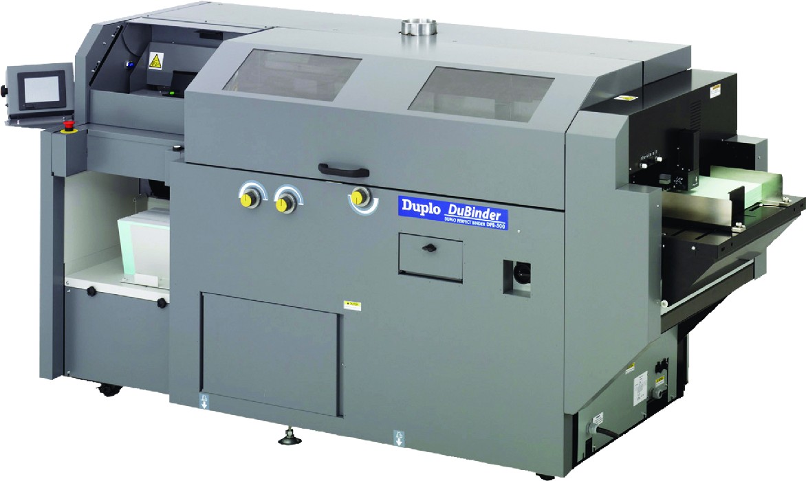 Duplo DPB-500 Perfect Binder | Intoprint Technologies