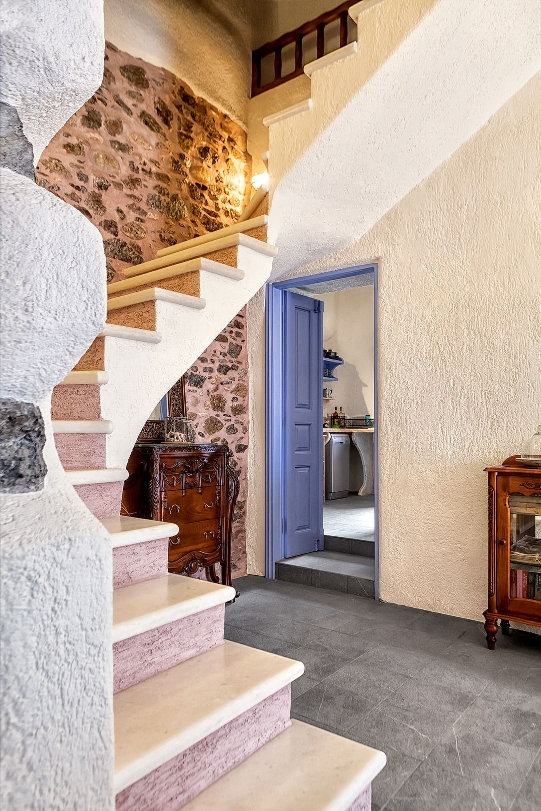 Traditional Cave Houses on a Greek Island | Georgilas Cave House