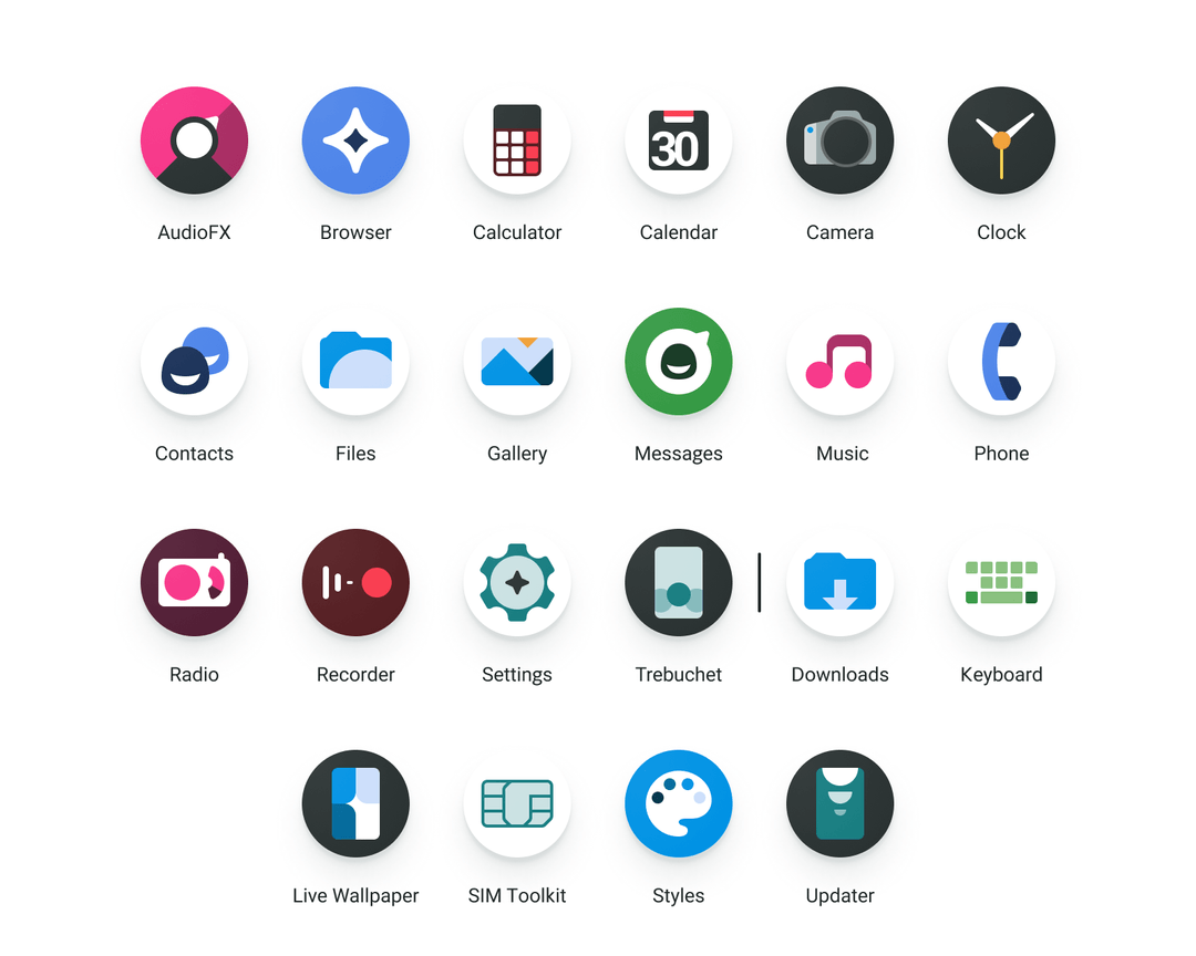 LineageOS 19 icon set