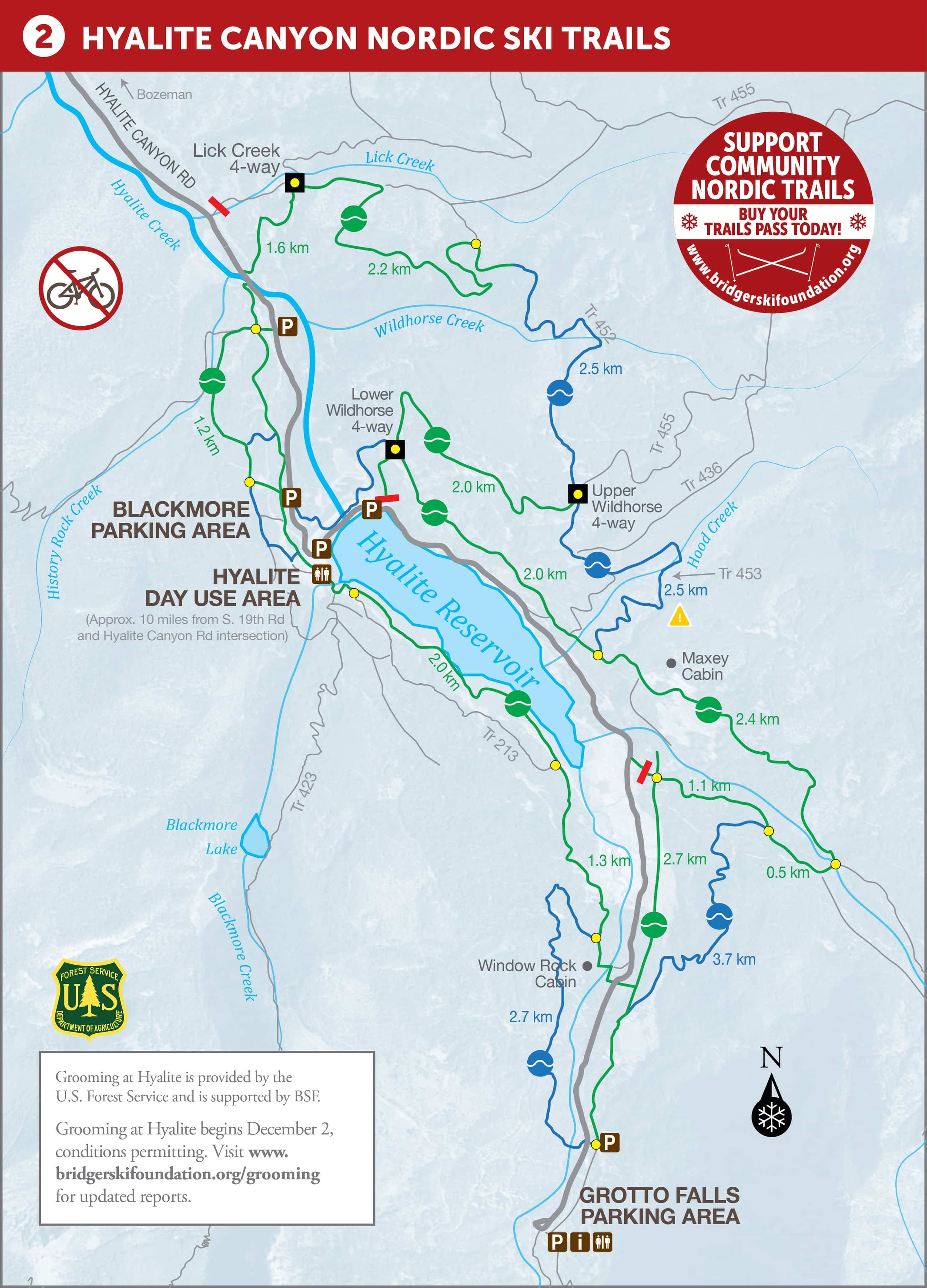 Bozeman Community Nordic Trails Maps