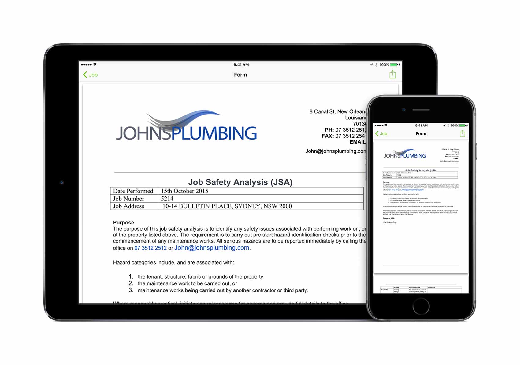 ServiceM8: Electronic Forms App
