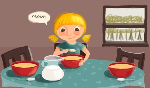 Ricitos de Oro - Goldilocks in Spanish & English