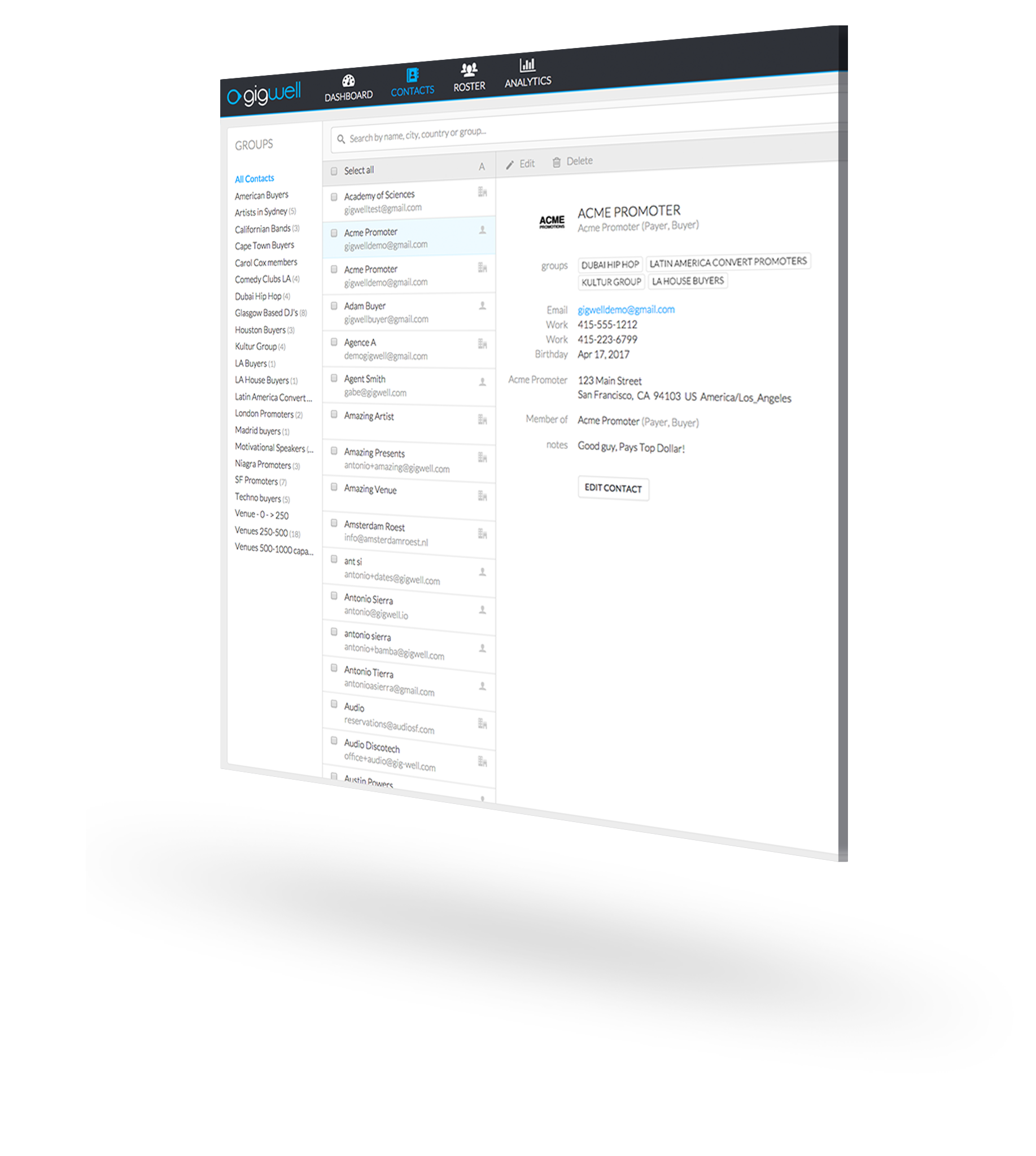 Booking Agency Software for Agents, Artists, DJs and more