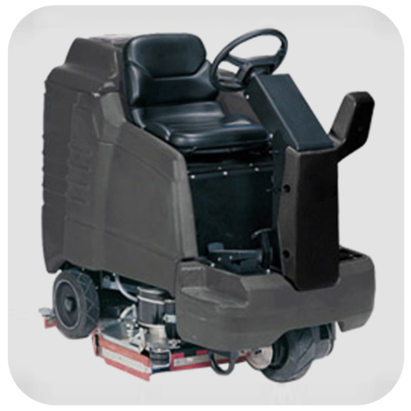 Restregadoras hombre a bordo