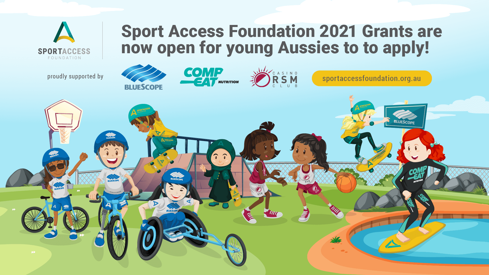 Sport Access Foundation 2021 Grants are now open for young Aussies to ...