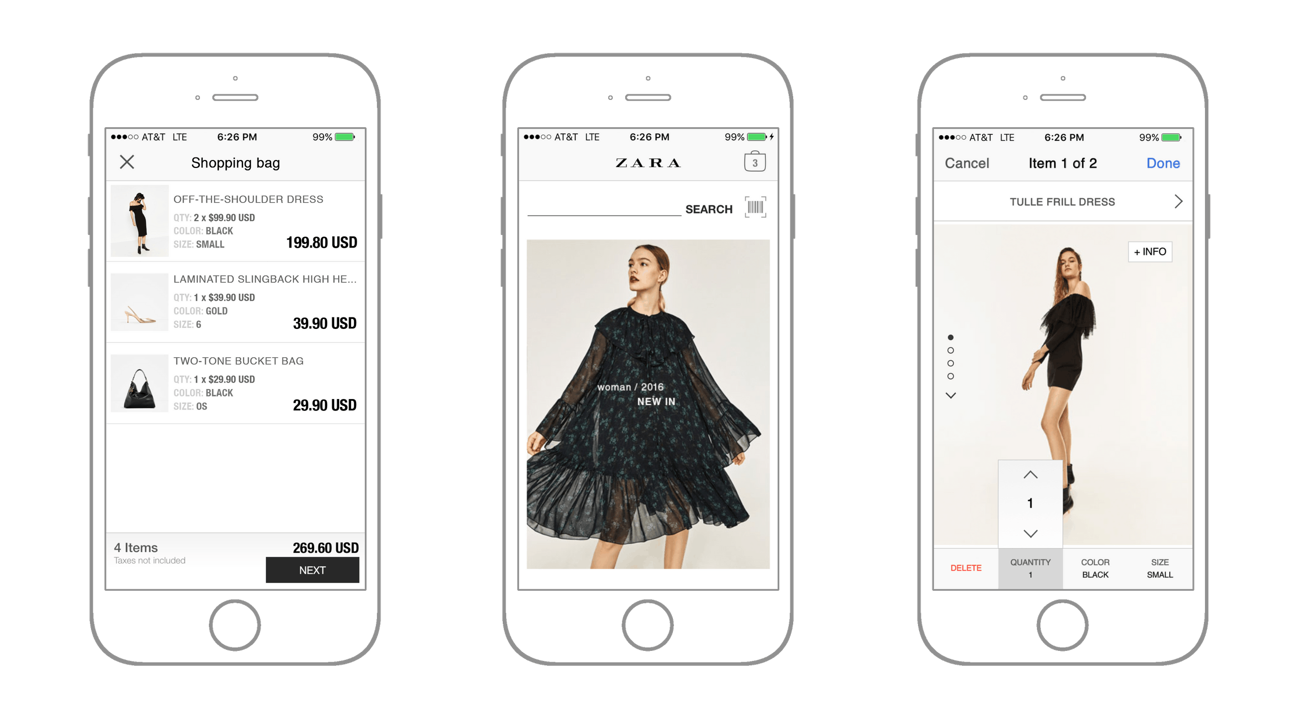 Zara App - UX Case Study
