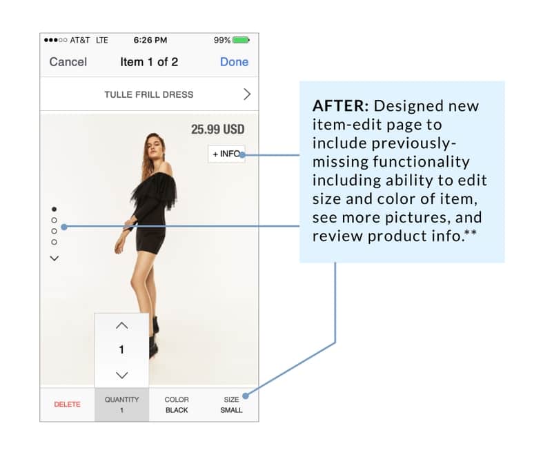 Zara App - UX Case Study
