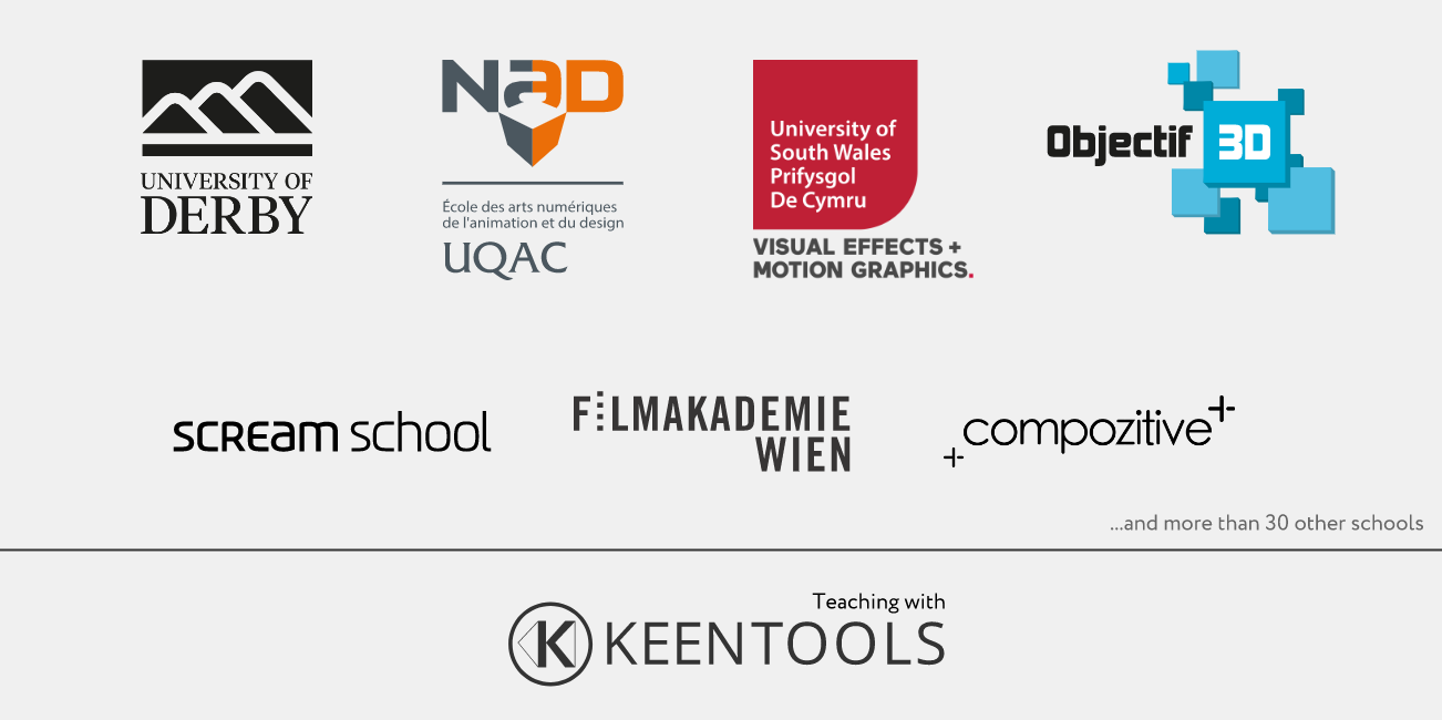 Schools & Courses teaching with KeenTools