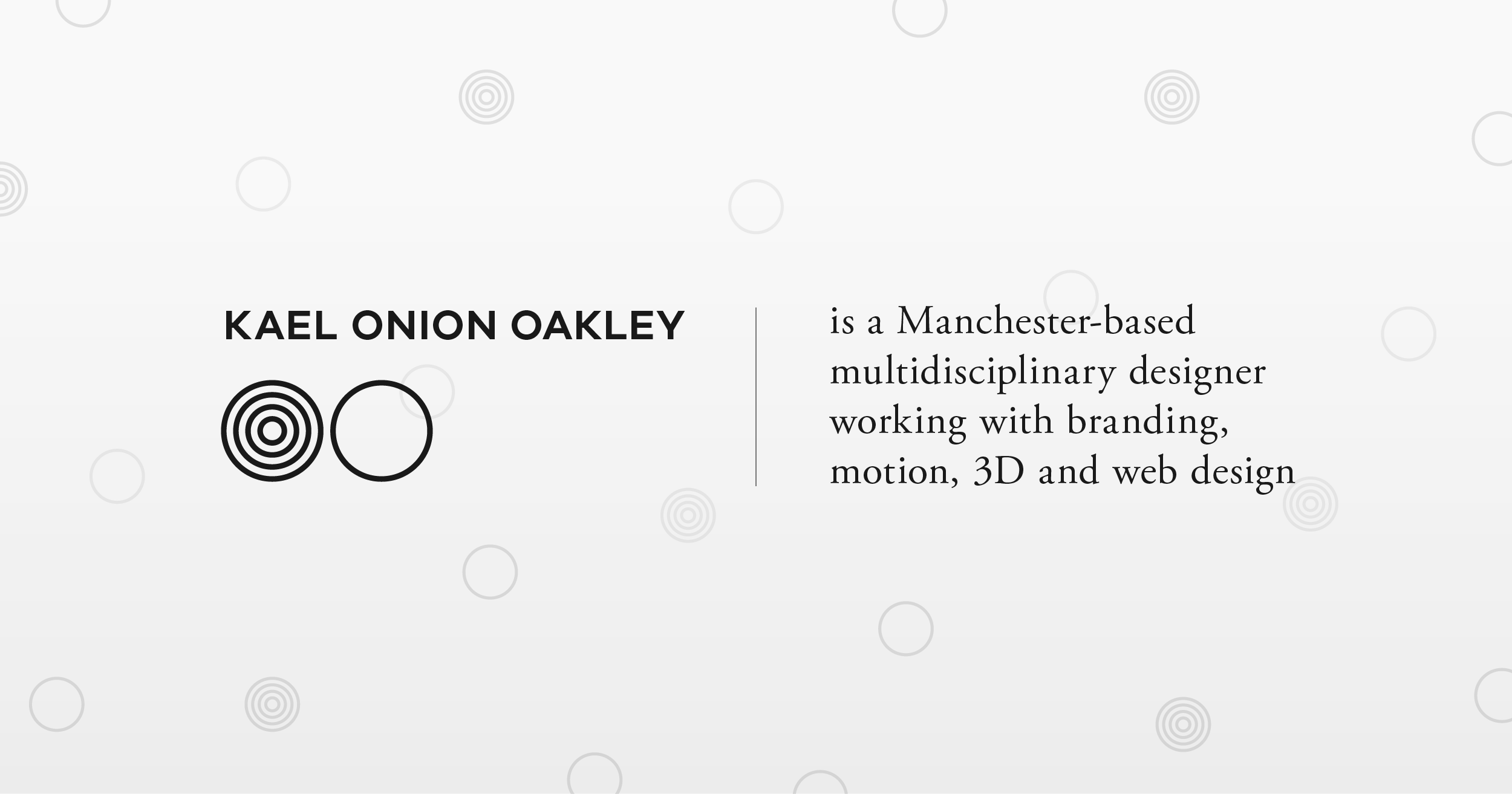 Onion Oakley - Manchester-based Design