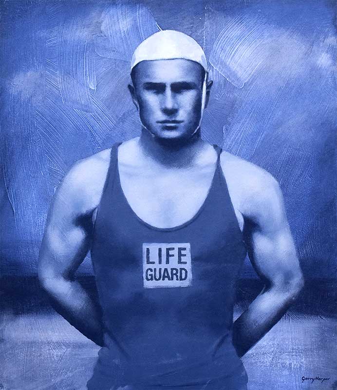 Lifeguard Painting | Scottish Artist Garry Harper