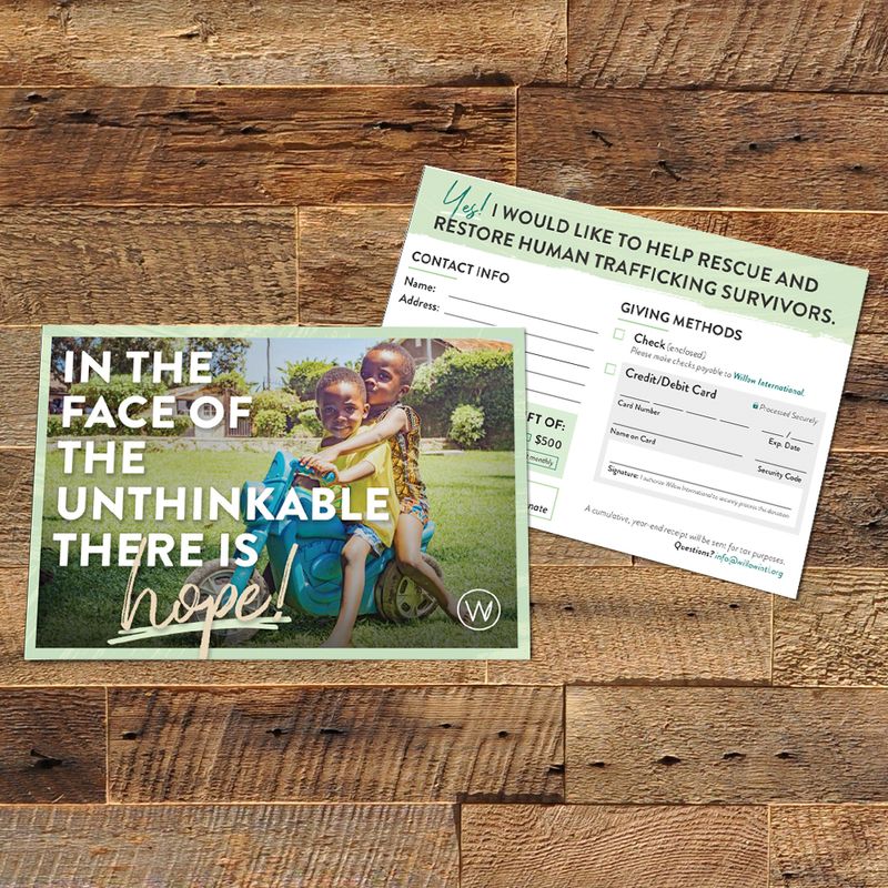 Unseen Product - Donation Card