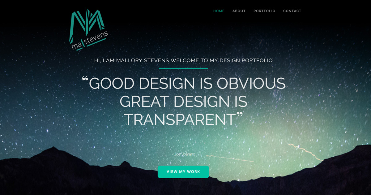 Web & Graphic Design Portfolio - Mallory Stevens | CT