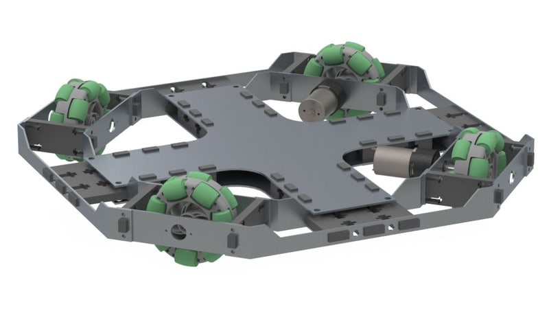 Holonomic Drive for MIT 2.007 by Pat Capulong