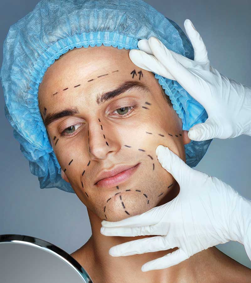 Is it cool for men to have aesthetic treatments or cosmetic surgeries?
