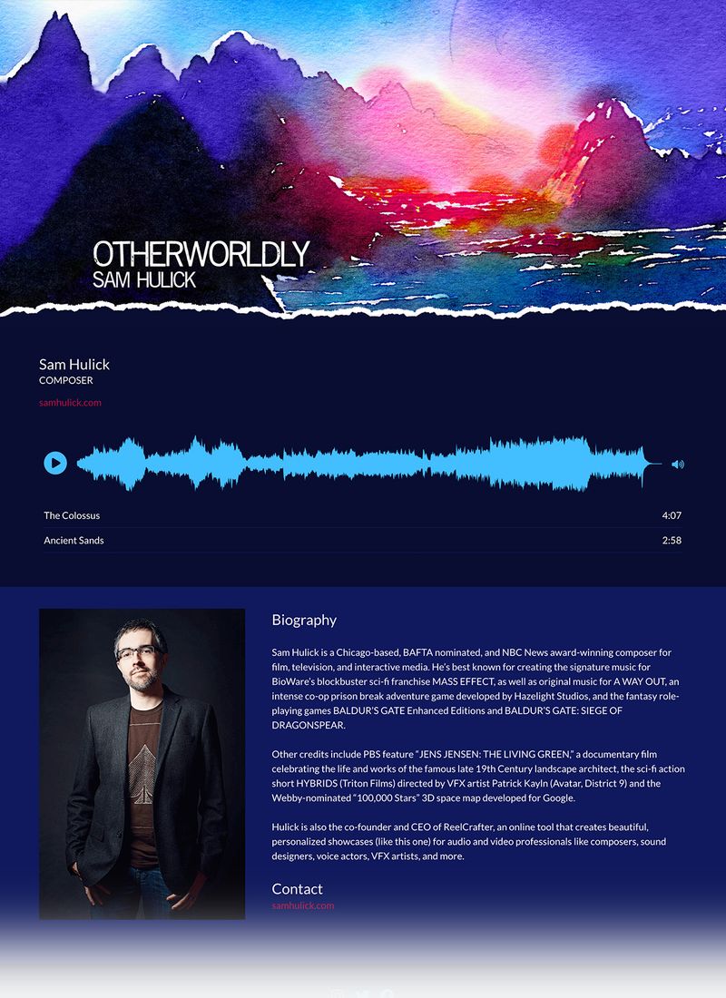 Demo Reel, Showreel, and EPK Example Gallery