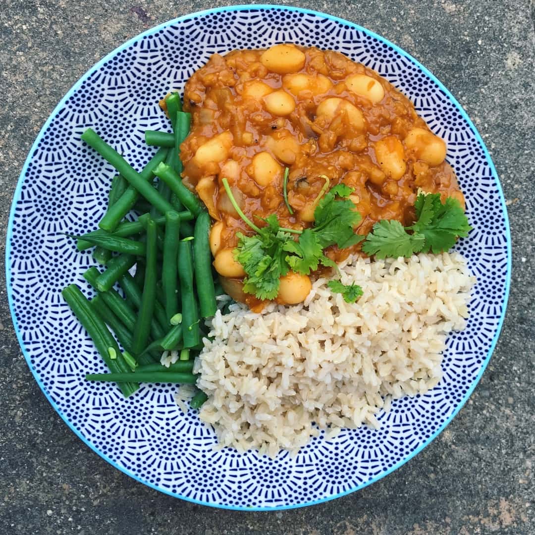 Red Lentil and Butter Bean Dhal Recipe | The Student Food Project