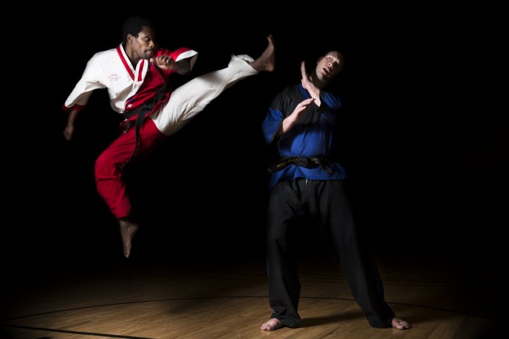 HEDTKD | Galleries Tae Kwon-Do kick pictures George Dobson and Mr ...