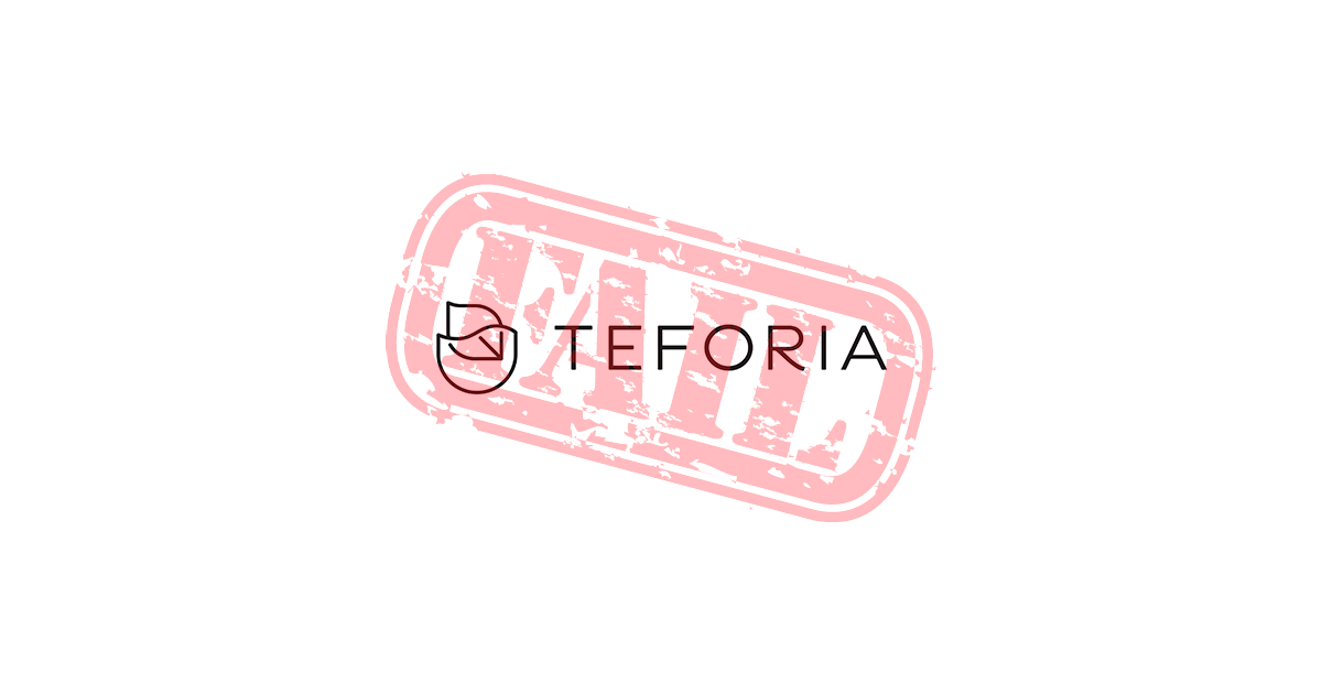What Happened to Teforia and Why Did They Fail? | Failory