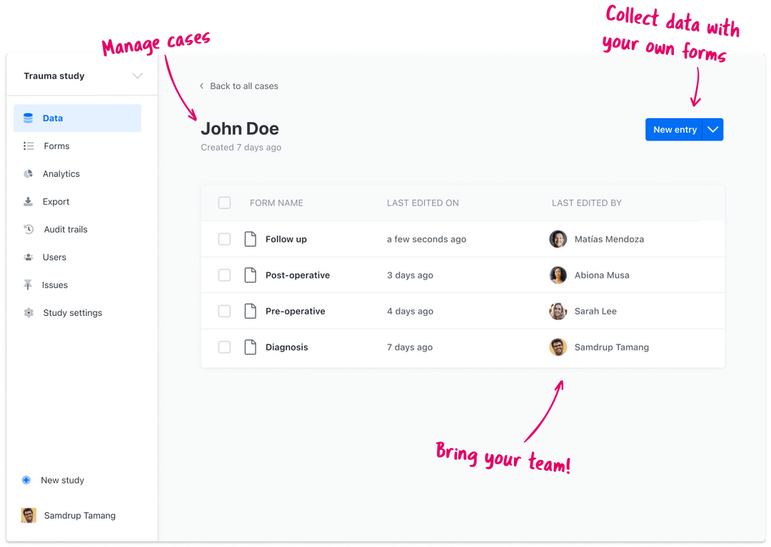 Teamscope: Data Collection App for Research | Secure, Offline