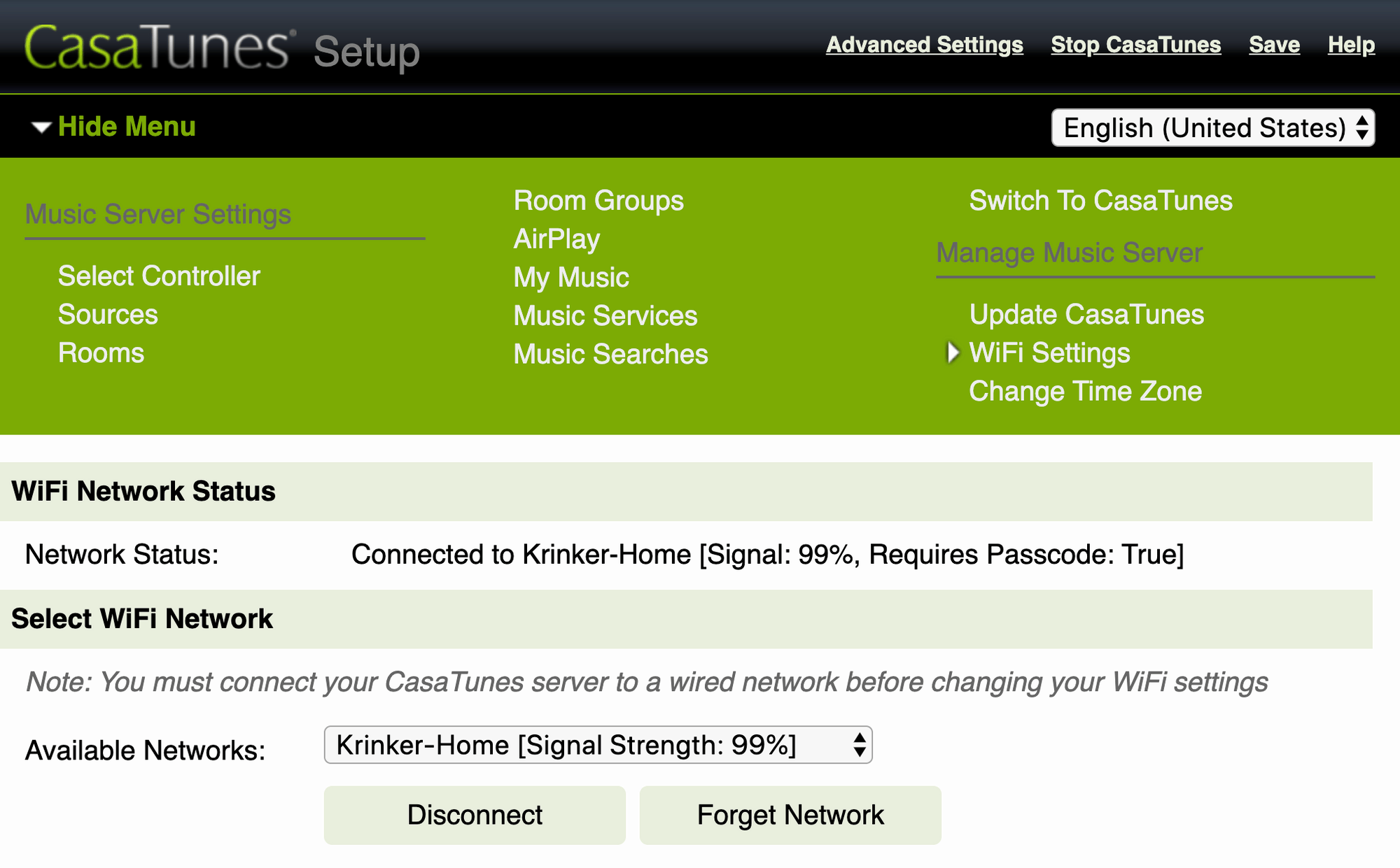 CasaSetup - The CasaTunes Administrator Application