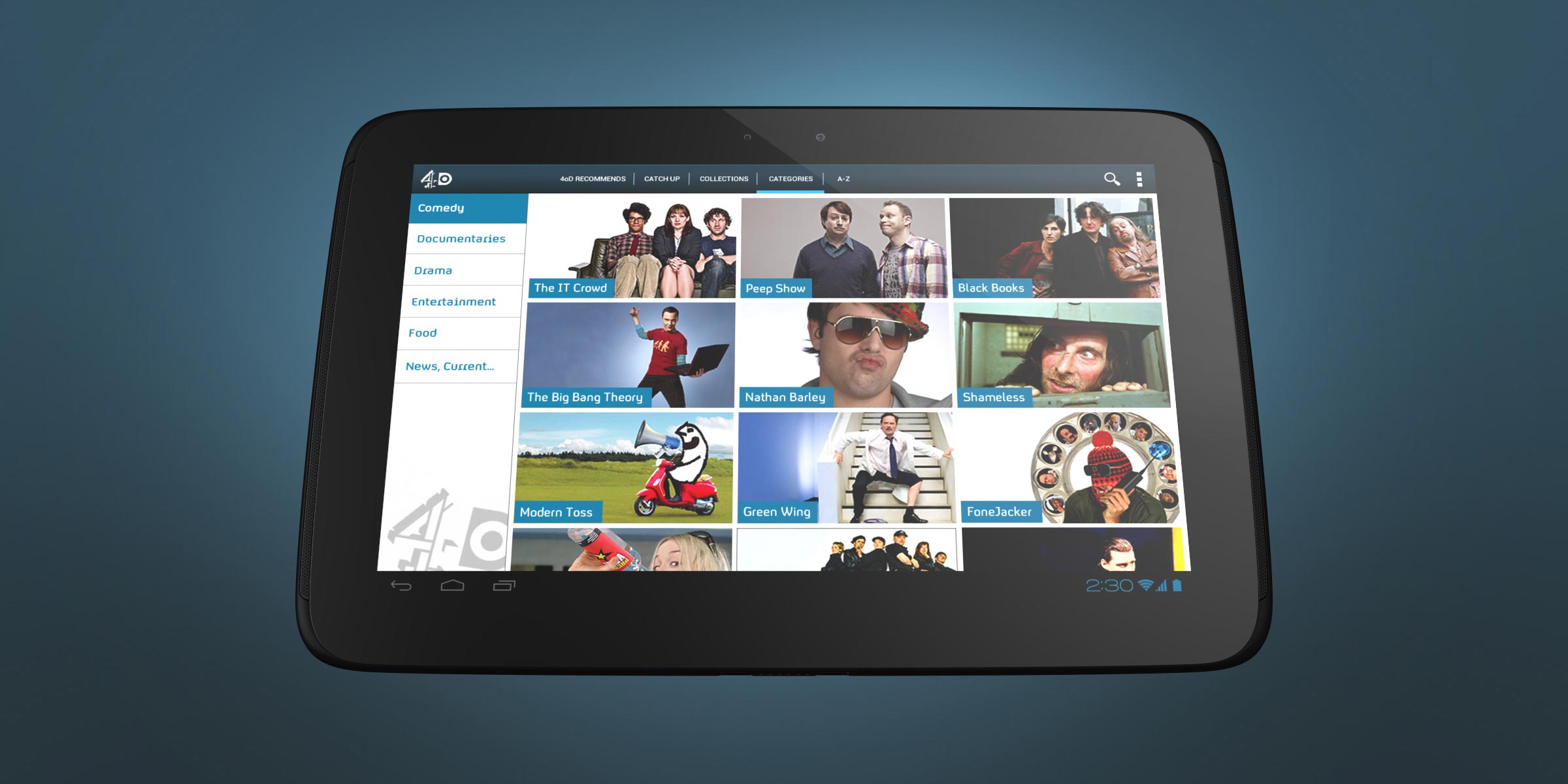 4oD on Android - ribot