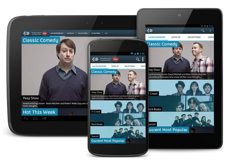 4oD on Android - ribot