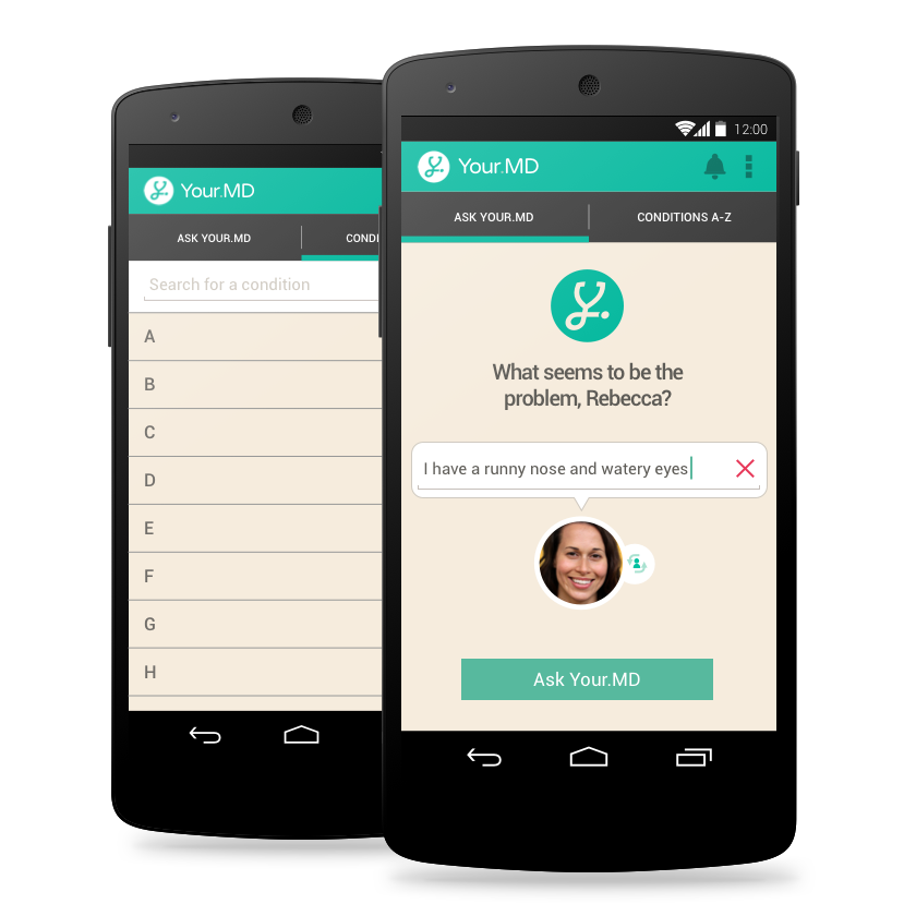 Your.MD on Android - Researched, Designed and Built by ribot