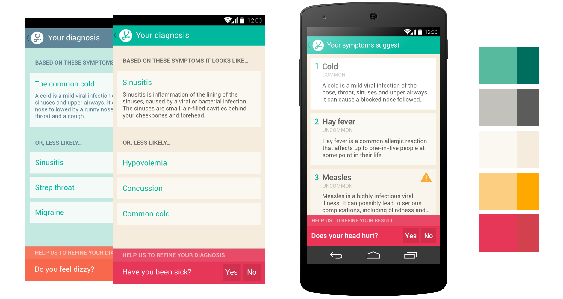 Your.MD on Android - Researched, Designed and Built by ribot