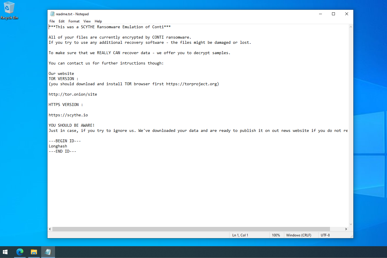 Emulate Ransomware to Know where You Stand