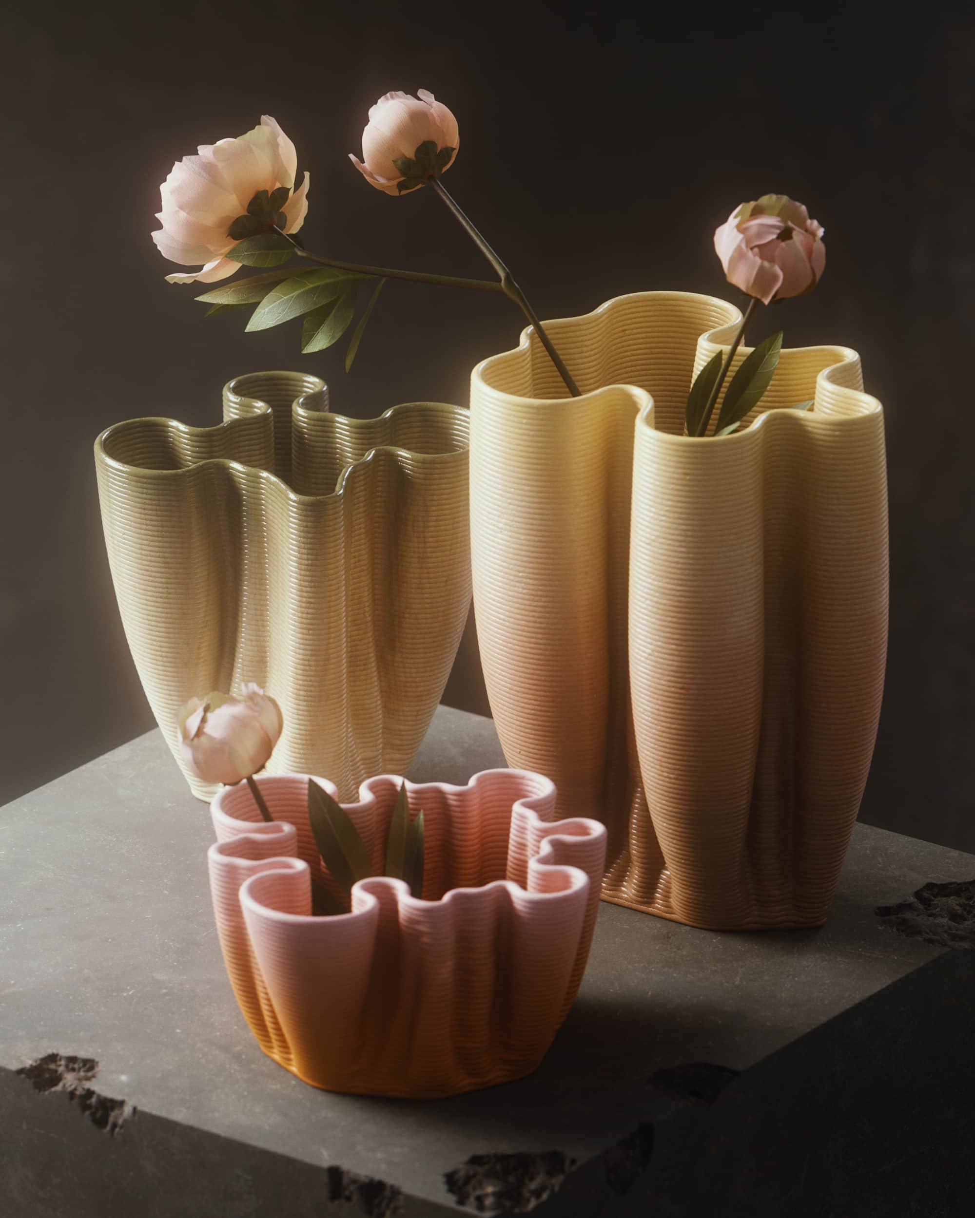 Differential Growth Vases