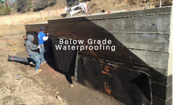 Grade Waterproofing Detail