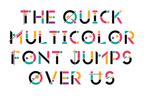 5 amazing color fonts from top creatives