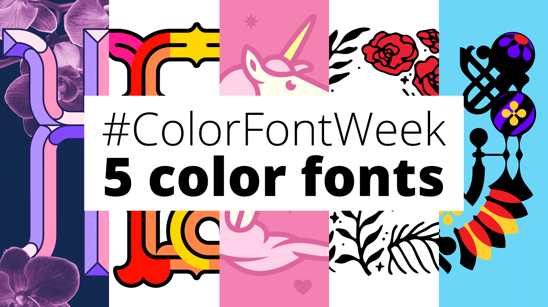  ColorFontWeek 5 Amazing Color Fonts From Top Creatives